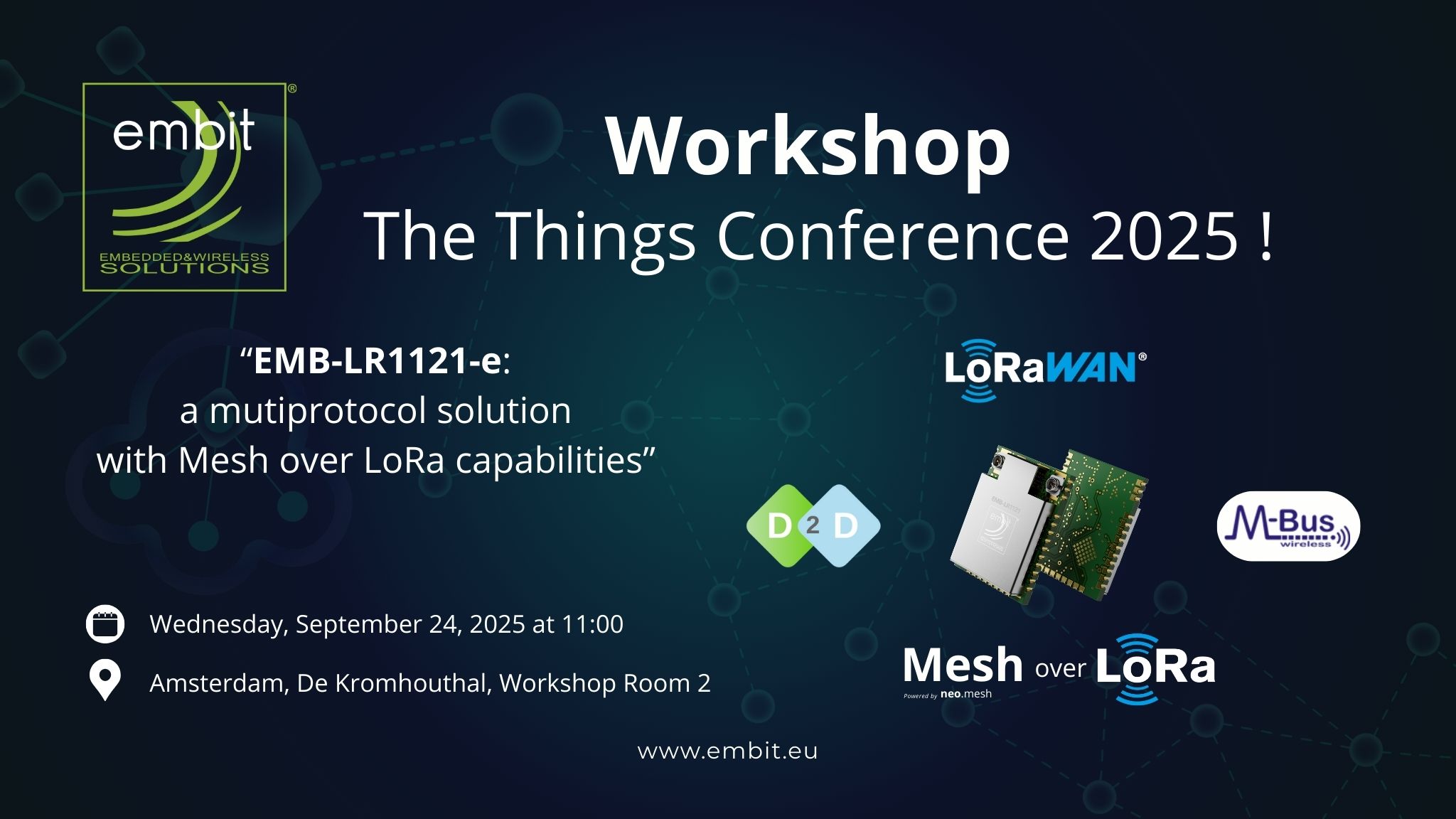 Wireless & RF Modules | LoRaWAN Solutions | Embit EU